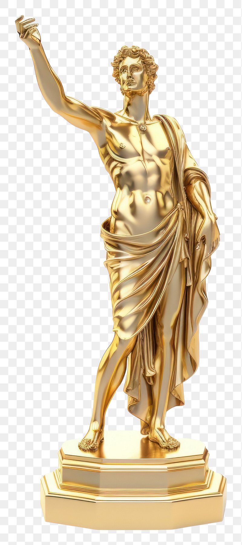 PNG Statue gold sculpture person | Free PNG - rawpixel