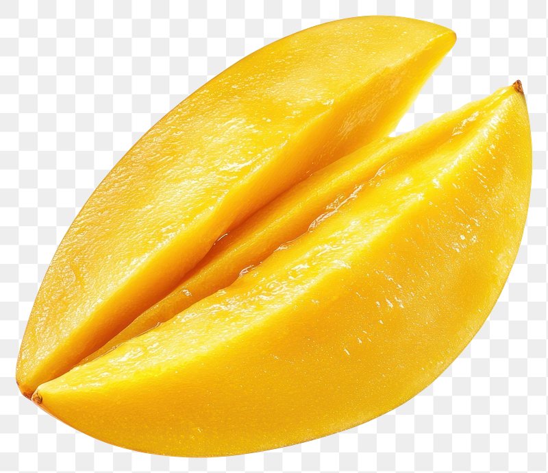 Fresh mango slices floating leaves | Free Photo - rawpixel