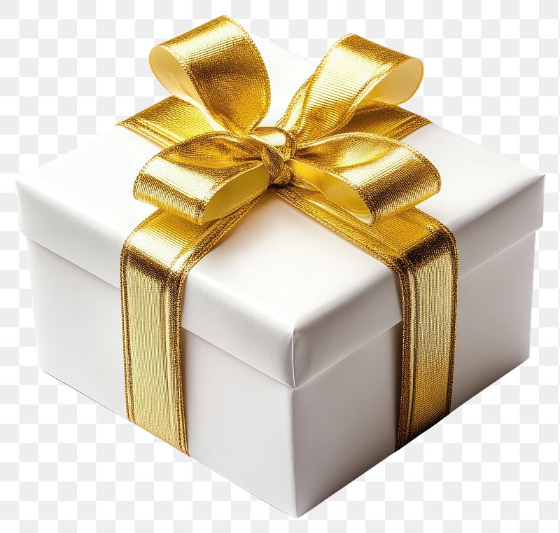 White gift box ribbon celebration | Free Photo - rawpixel