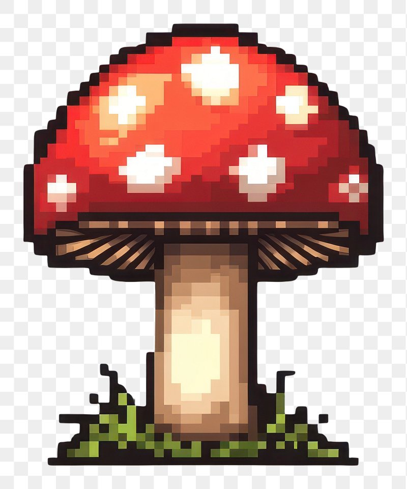 Pixel Mushroom PNG Images | Free Photos, PNG Stickers, Wallpapers ...