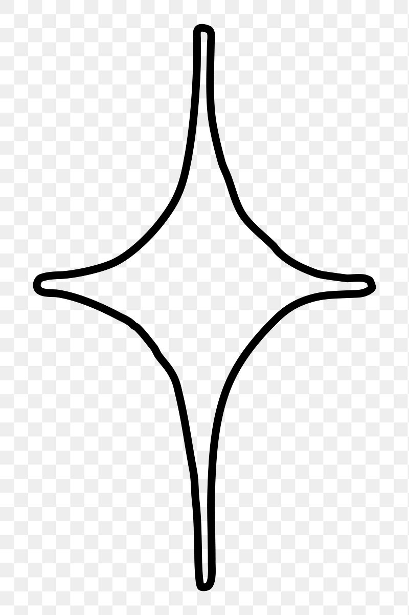 PNG Minimalist black star outline, | Free PNG - rawpixel