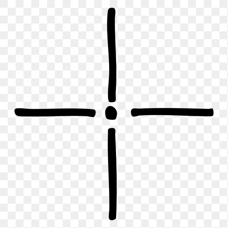 PNG Minimalist hand-drawn cross symbol, | Free PNG - rawpixel