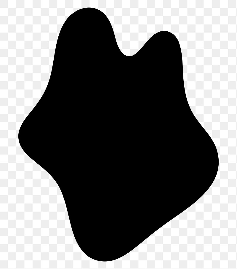 PNG Abstract black organic shape | Free PNG - rawpixel
