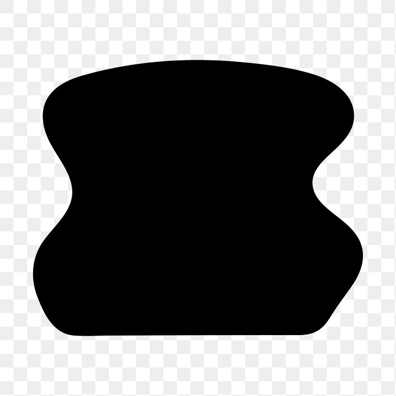 PNG Simple black abstract shape | Free PNG - rawpixel