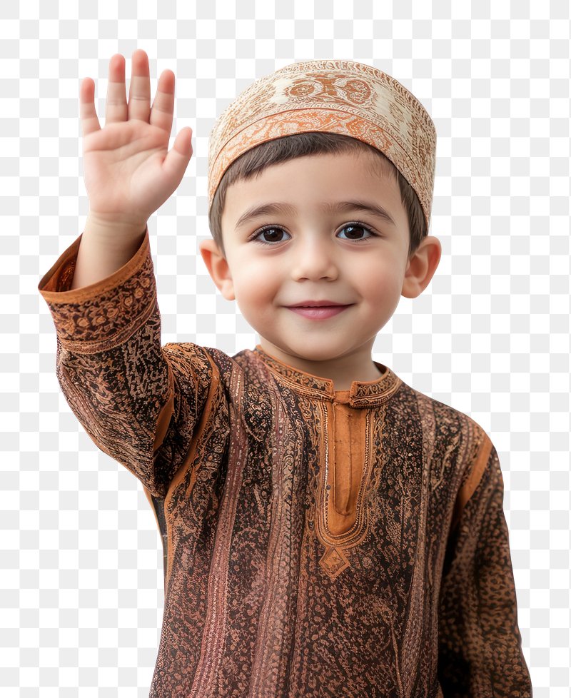 PNG Muslim boy pointing index | Free PNG - rawpixel