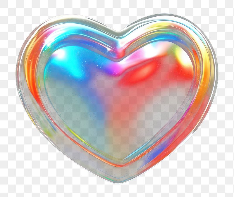 PNG Glass heart icon transparent | Free PNG - rawpixel