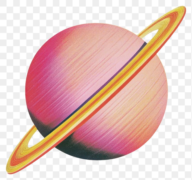 Saturn heart shape backdrop illustration | Free Photo Illustration ...