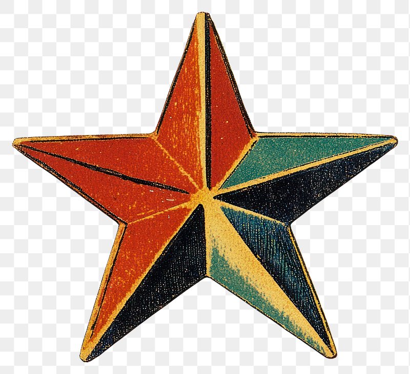 PNG Star transportation multicolored decorative. | Free PNG - rawpixel
