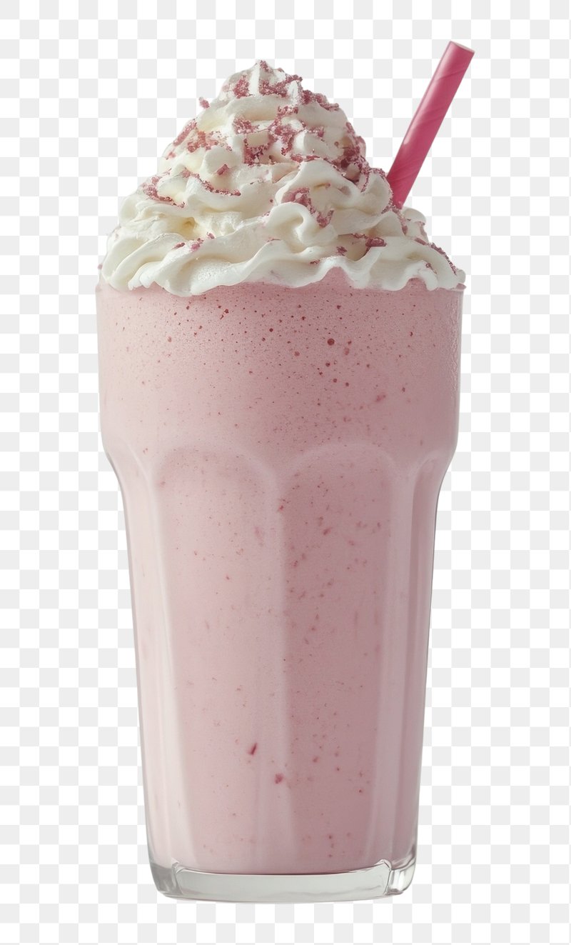 Strawberry Milkshake Clipart