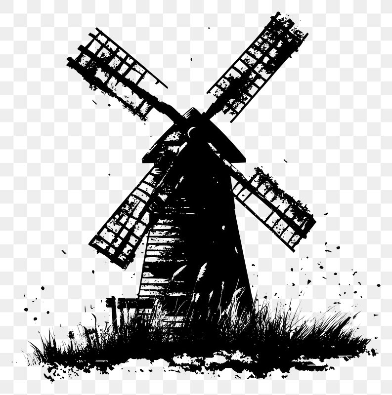 Transparent Windmill PNG Images | Free Photos, PNG Stickers, Wallpapers ...