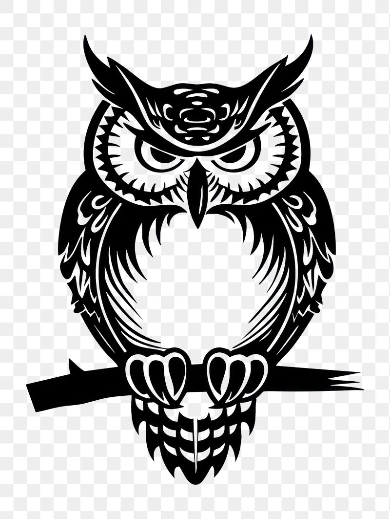 Black And White Owl Designs