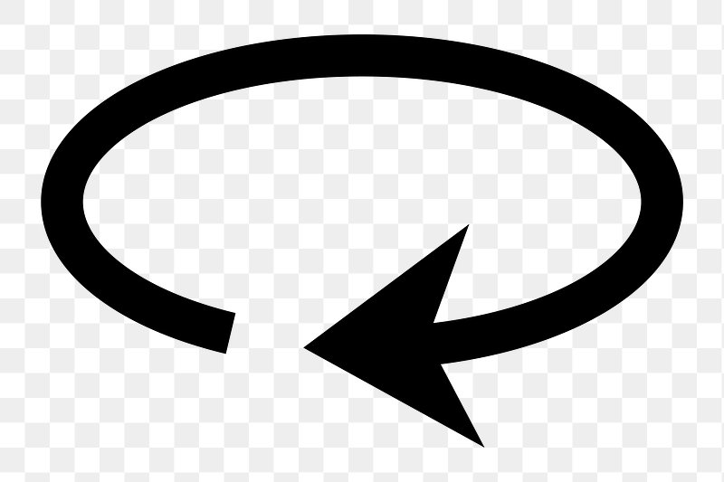 PNG Curved arrow rotation symbol | Premium Icons - rawpixel