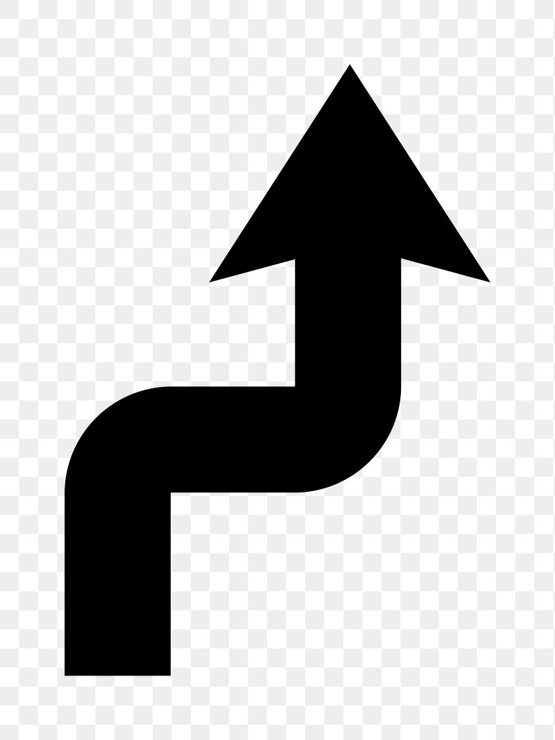 PNG Curved arrow direction icon | Premium Icons - rawpixel