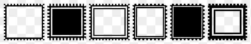 PNG Vintage postage stamp frames | Premium PNG - rawpixel