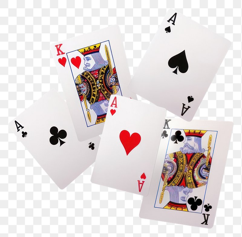 PNG Four king cards floating | Free PNG - rawpixel