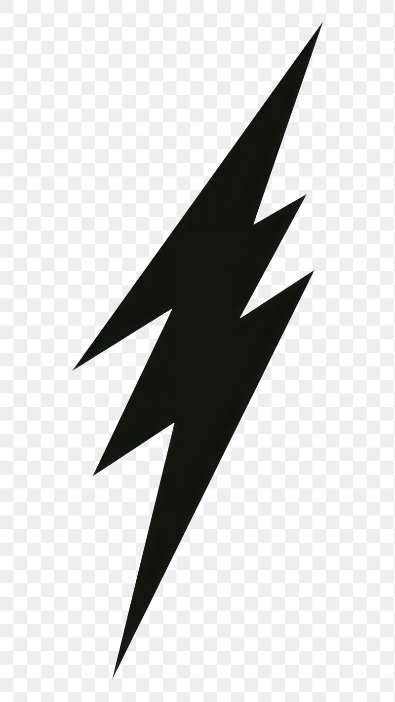 PNG lightning bolt crystal symbol | Premium PNG - rawpixel
