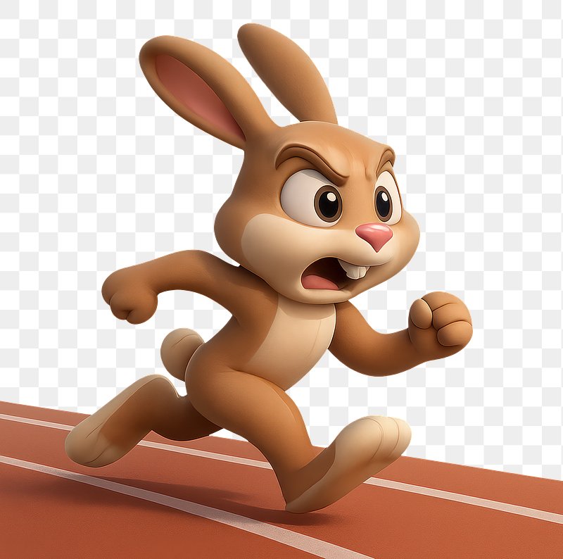 Rabbit Running PNG Images | Free Photos, PNG Stickers, Wallpapers ...