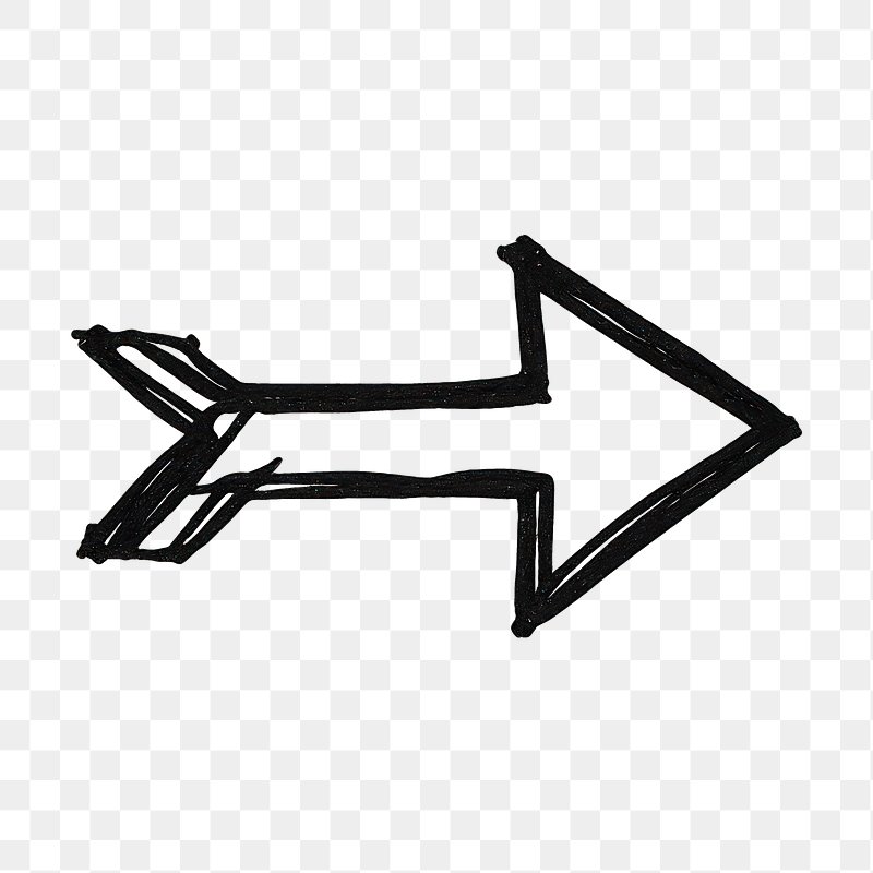 PNG Hand-drawn black arrow illustration | Free PNG - rawpixel