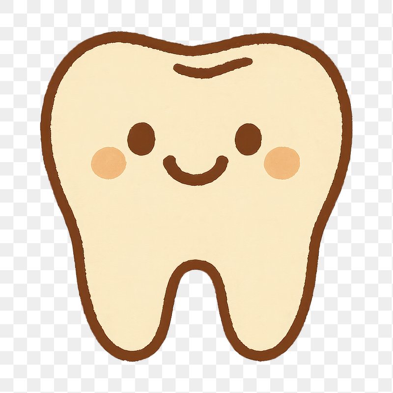 Cute smiling tooth illustration | Free Photo Illustration - rawpixel