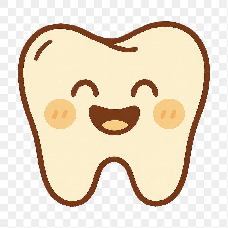 Cute smiling tooth illustration | Free Photo Illustration - rawpixel