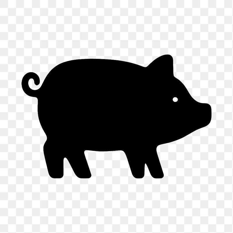 Pig+outline Design Images | Free Photos, PNG Stickers, Wallpapers ...