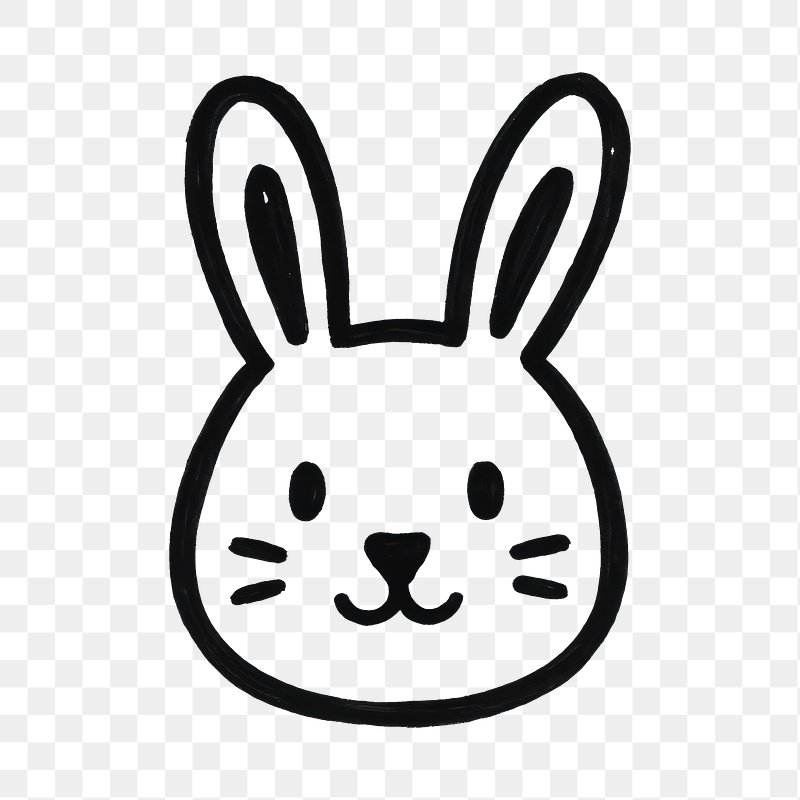 Cartoon+rabbit+face PNG Images | Free Photos, PNG Stickers, Wallpapers ...