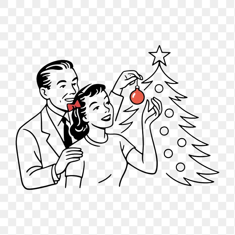 Christmas+black+family+aesthetic Tree Images | Free Photos, PNG ...