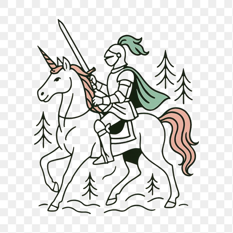 Vintage Medieval Knight Drawing Images | Free Photos, PNG Stickers ...