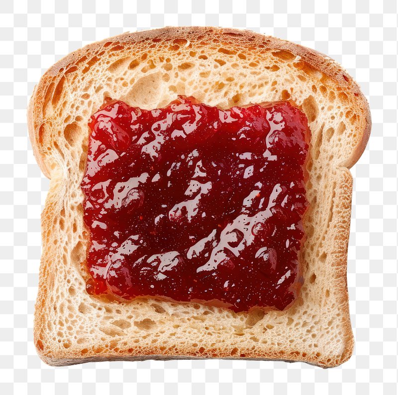 PNG Cottagecore jam bread toast | Free PNG - rawpixel