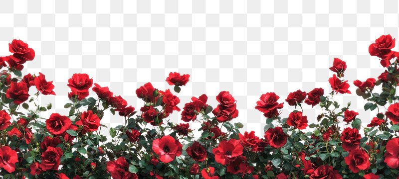 Red Roses Border Png