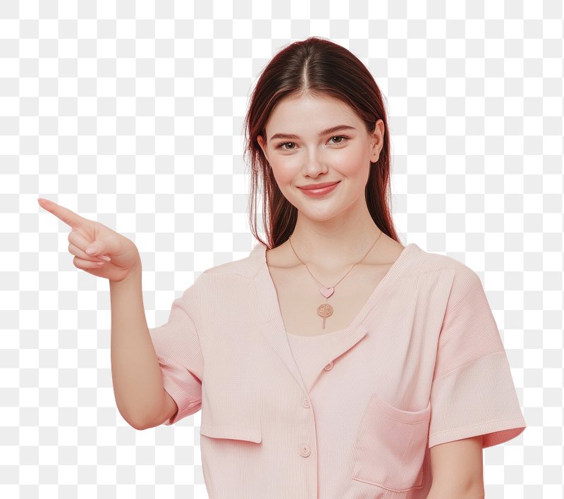 Woman Pointing PNG Images | Free Photos, PNG Stickers, Wallpapers ...