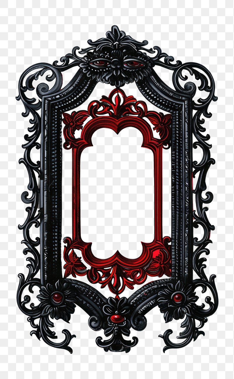 PNG Black gothic frames vintage | Free PNG - rawpixel