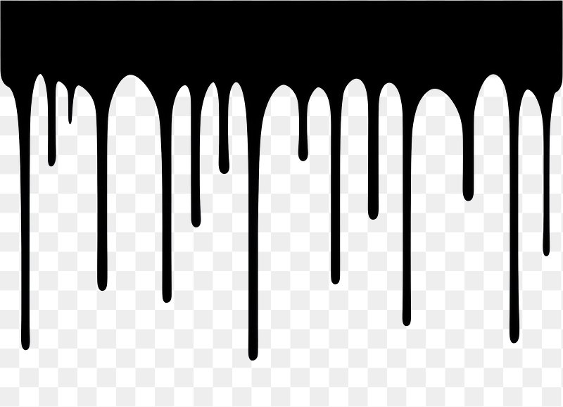 PNG Dripping liquid border silhouette | Free PNG - rawpixel