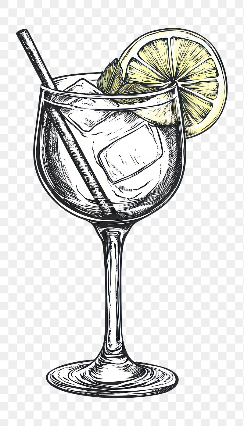 Cocktails Drawings PNG Images | Free Photos, PNG Stickers, Wallpapers ...