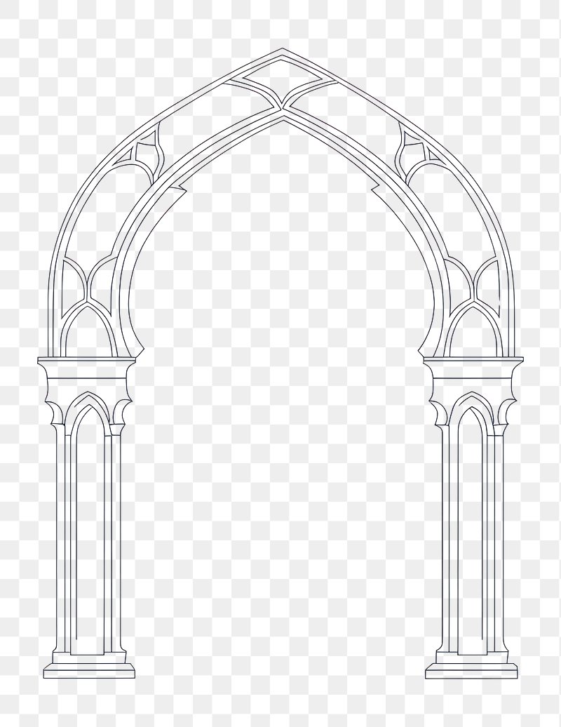 PNG Arabic arch window architecture | Free PNG - rawpixel