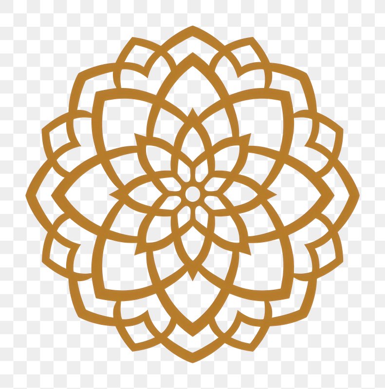 PNG Islamic ornament rounded circle | Free PNG - rawpixel