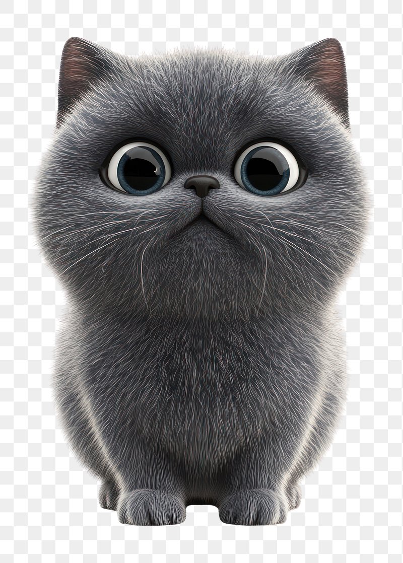 PNG British Shorthair cat illustration | Free PNG - rawpixel