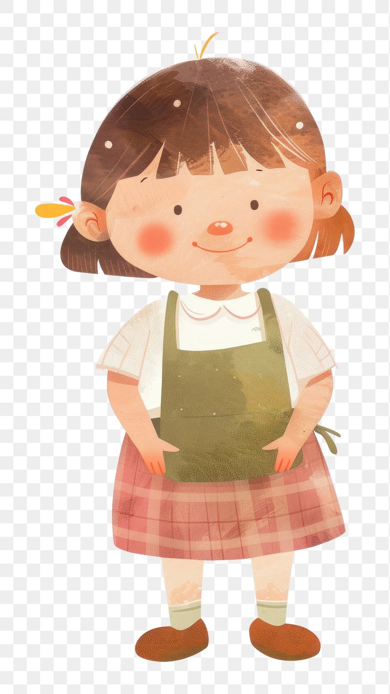 Transparent Cartoon Girl PNG Images | Free Photos, PNG Stickers ...