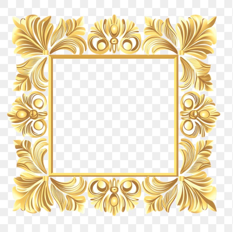 Gold Frame Transparent Background Images | Free Photos, PNG Stickers ...
