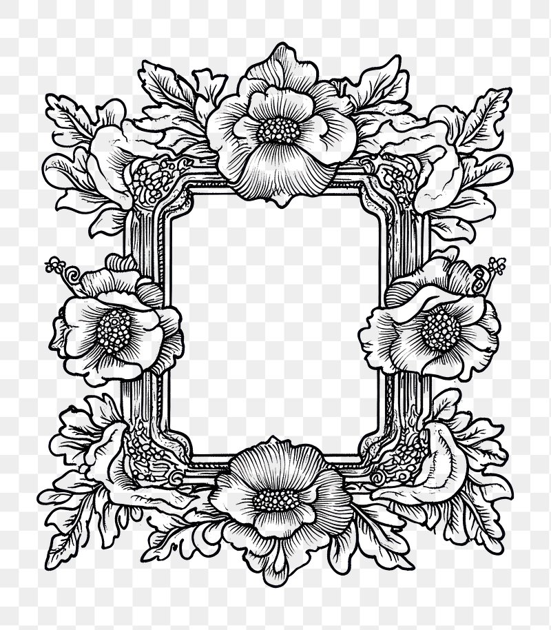 Frame Black And White Designs | Free Vector Graphics, Clip Art, PSD ...