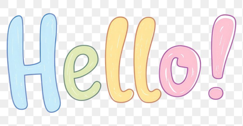 Hello PNG Images | Free Photos, PNG Stickers, Wallpapers & Backgrounds ...