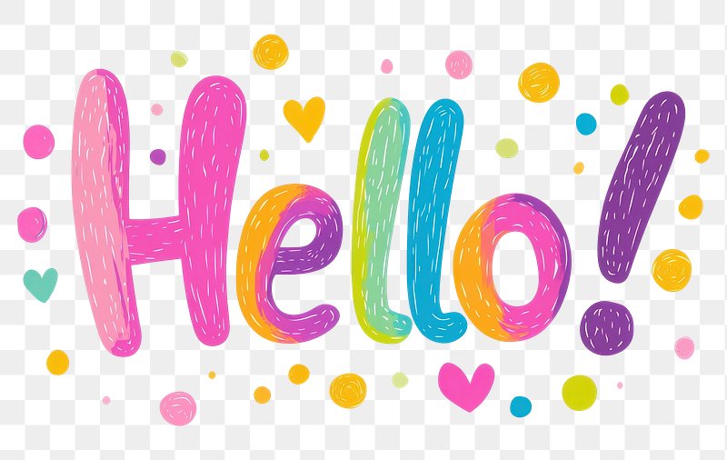 Hello PNG Images | Free Photos, PNG Stickers, Wallpapers & Backgrounds ...
