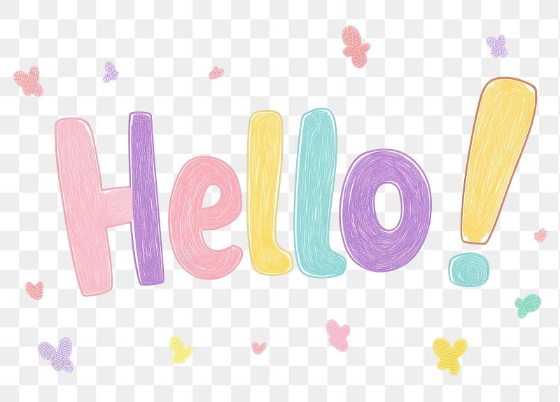 Hello PNG Images | Free Photos, PNG Stickers, Wallpapers & Backgrounds ...