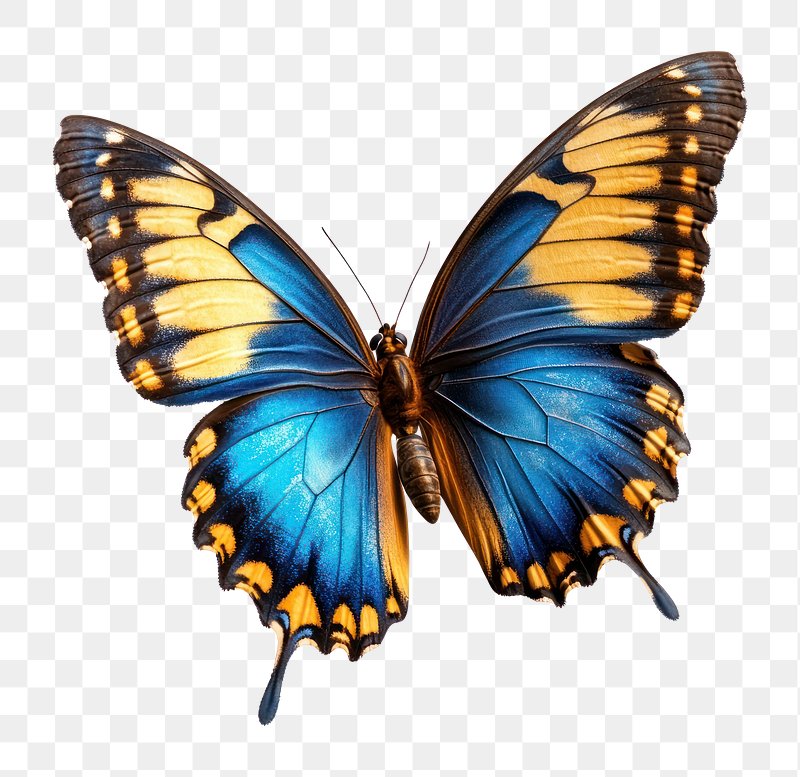 Butterfly Template PNG Images | Free Photos, PNG Stickers, Wallpapers ...