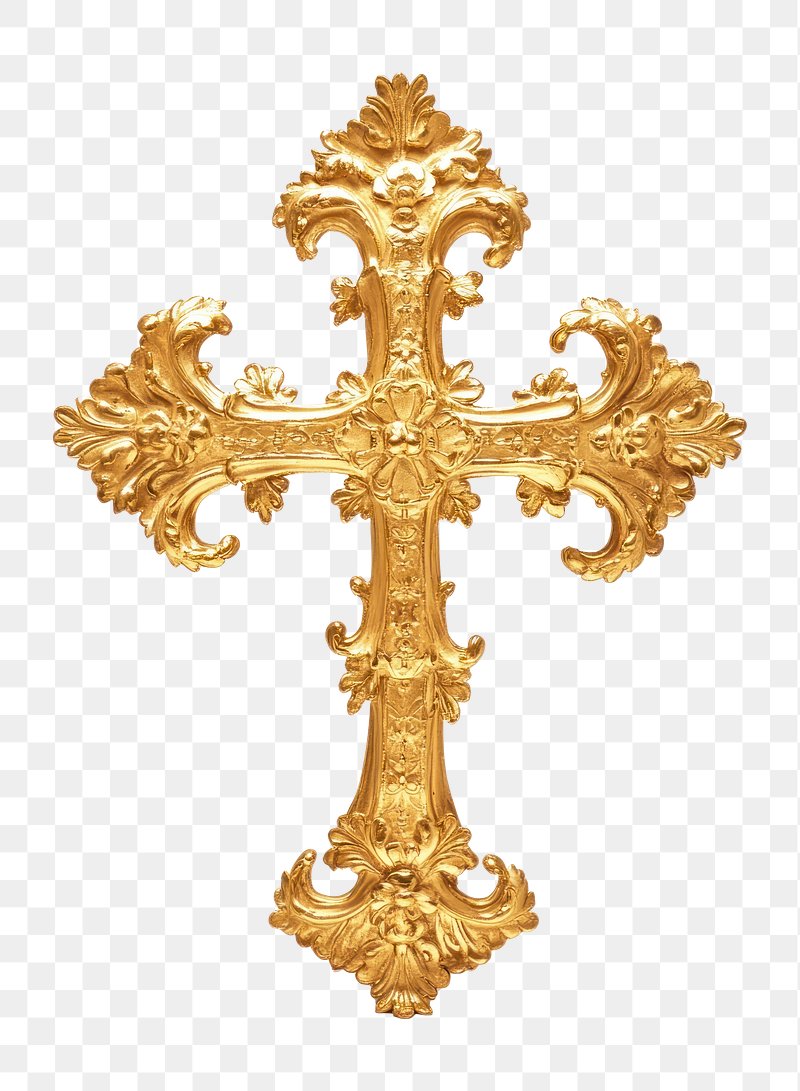 PNG Gold cross symbol decorative | Free PNG - rawpixel