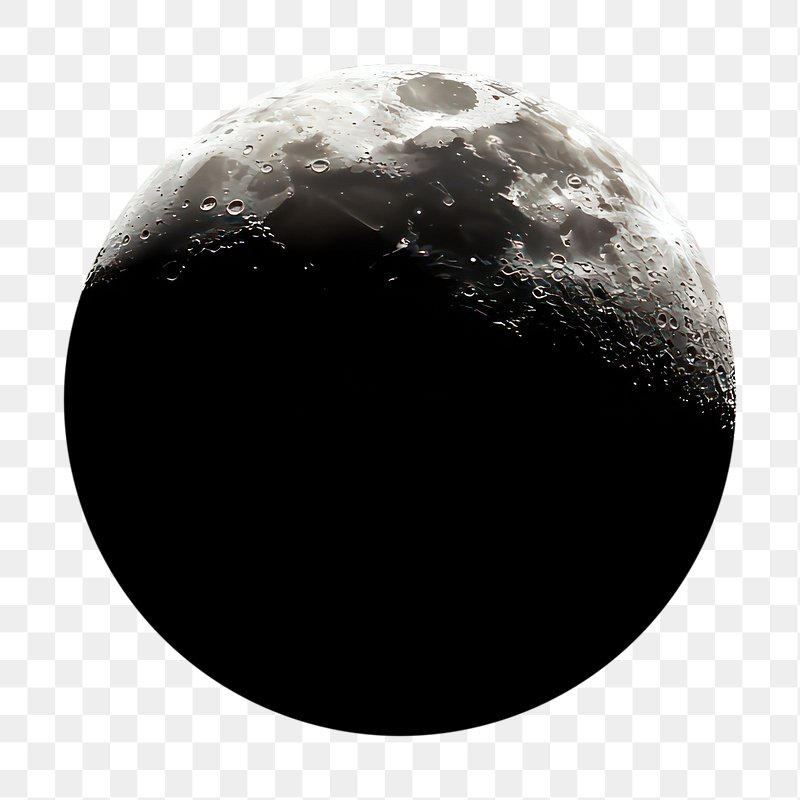 PNG Detailed half moon space | Free PNG - rawpixel
