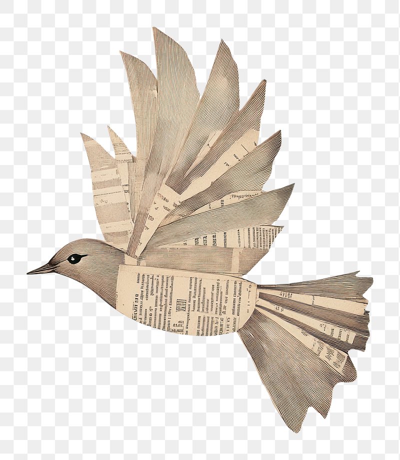 PNG Ephemera paper bird art | Free PNG - rawpixel
