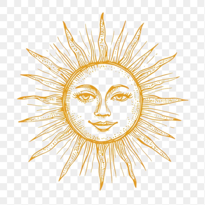 Sun Drawing PNG Transparent Images | Free Photos, PNG Stickers ...