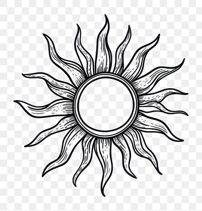 Sun Drawing PNG Transparent Images | Free Photos, PNG Stickers ...