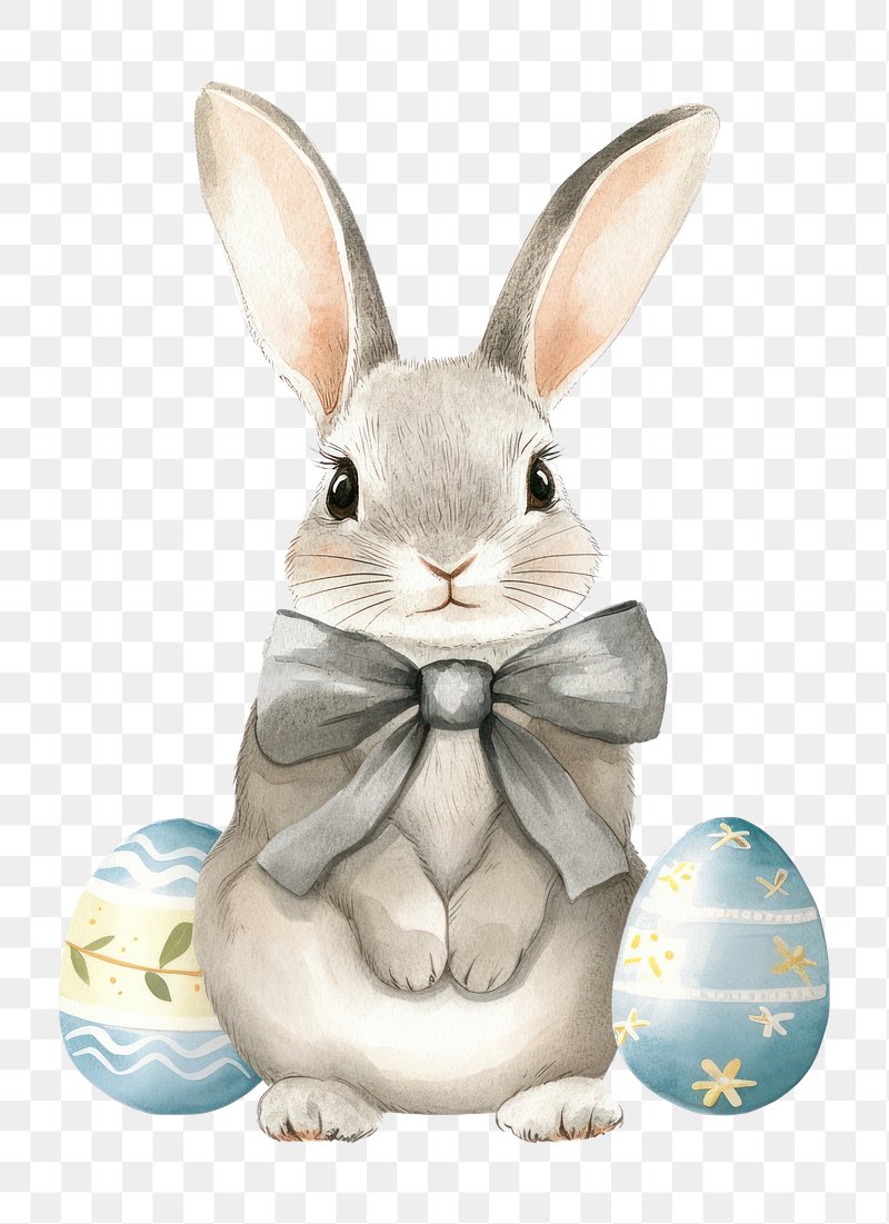 PNG Rabbit illustration easter spring. | Free PNG - rawpixel